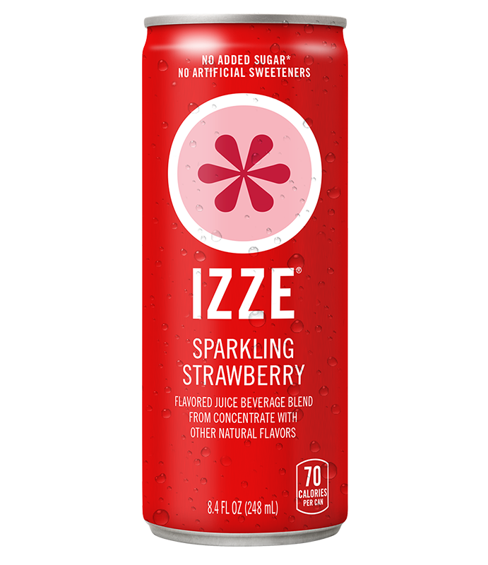 Izze Sparkling Juice – Strawberry 8.4oz | PepsiCo School Source | K-12 Foodservice